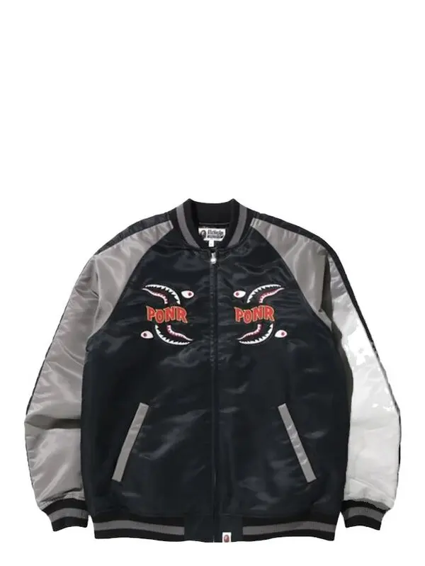 BAPE Shark Souvenir Jacket - Black