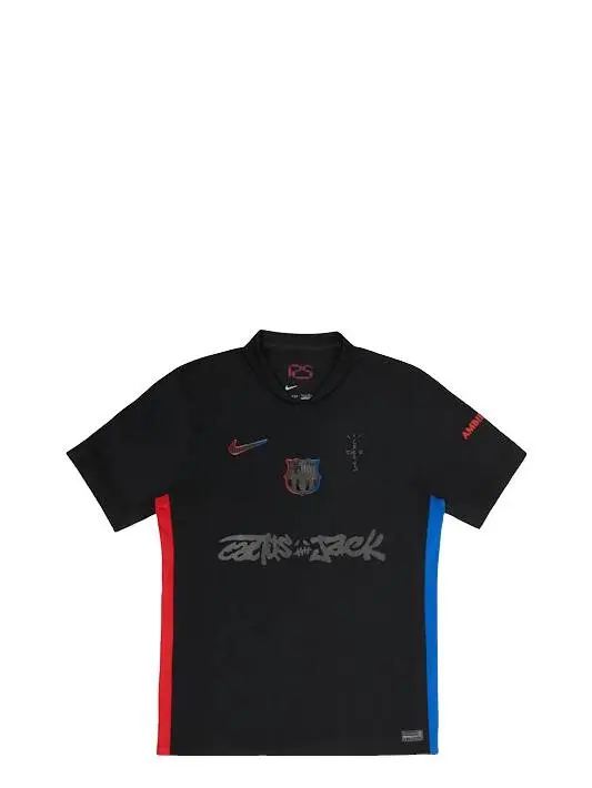 TRAVIS SCOTT X Fc Barcelona 2024/25 Away Match Jersey - Black