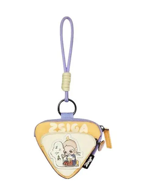 POP MART Zsiga Borderline Drifter Series Diary Triangular Bag Charm - Multicolor