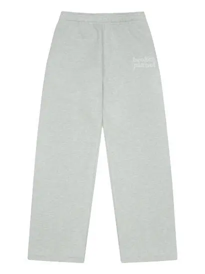 BROKEN PLANET Straightleg Sweatpants - Ash Heather Grey