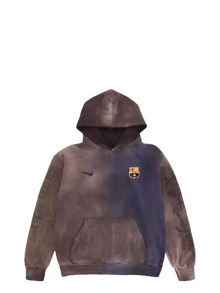 TRAVIS SCOTT X Nike X Fc Barcelona Splitdye Crest Hoodie - Multicolor