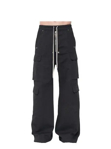 Rick Owens Double Cargo Jumbo Belas Pants - Faded Black