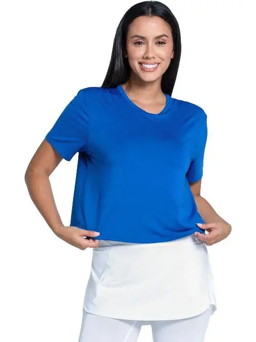 Lucky In Love Power Box Tee - Electric Blue