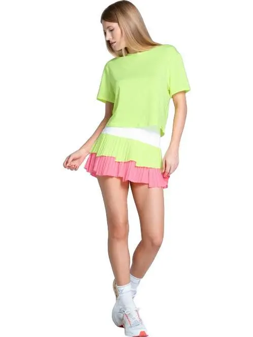 Lucky In Love Power Box Tee - Lemon Frost