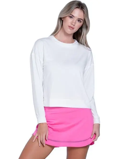 Lucky In Love Hype Long Sleeve Top - Bone