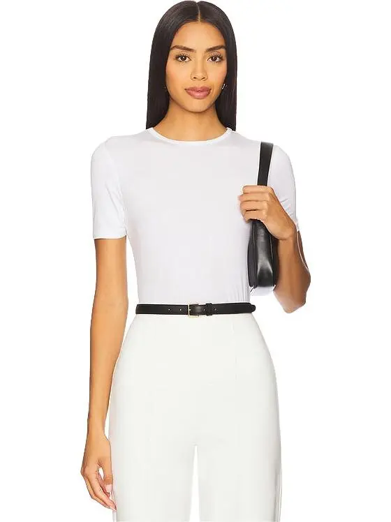 RIPLEY RADER Modal Jersey Fitted T-shirt - White