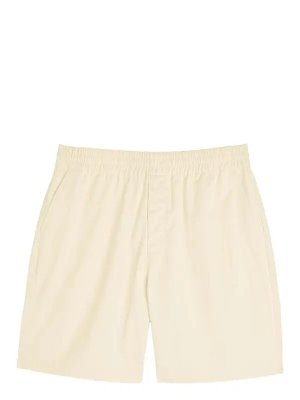 Axel Arigato Embroidered Cotton-poplin Shorts - Beige