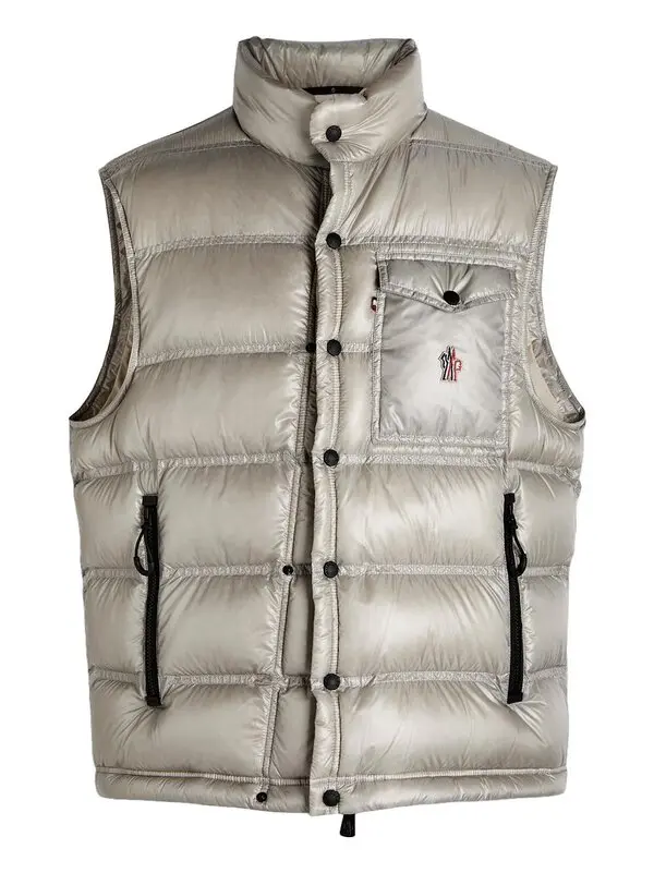 Moncler Nantu Padded Shell Gilet - Grey