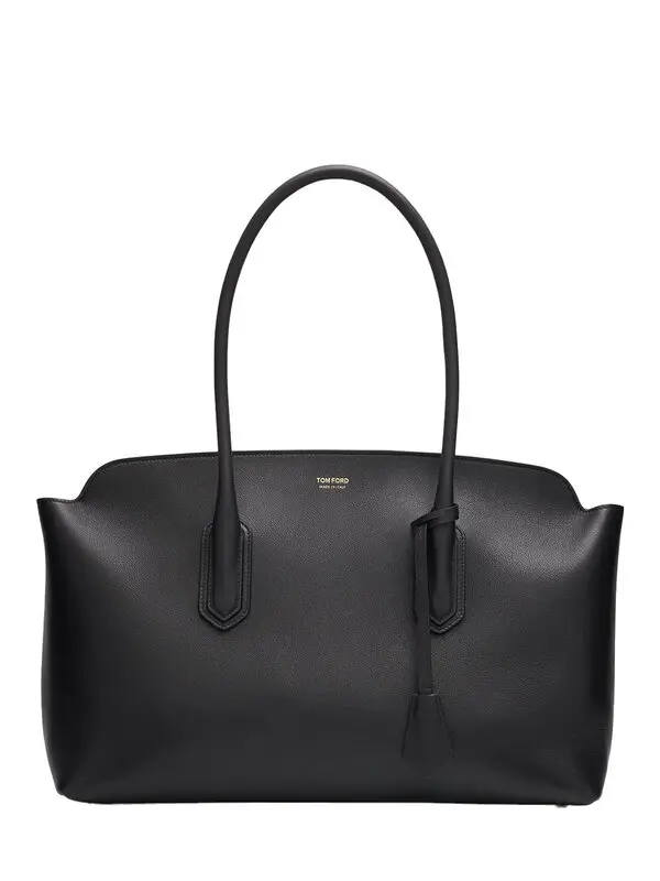 TOM FORD Alexander Large Shoulder Bag - Black