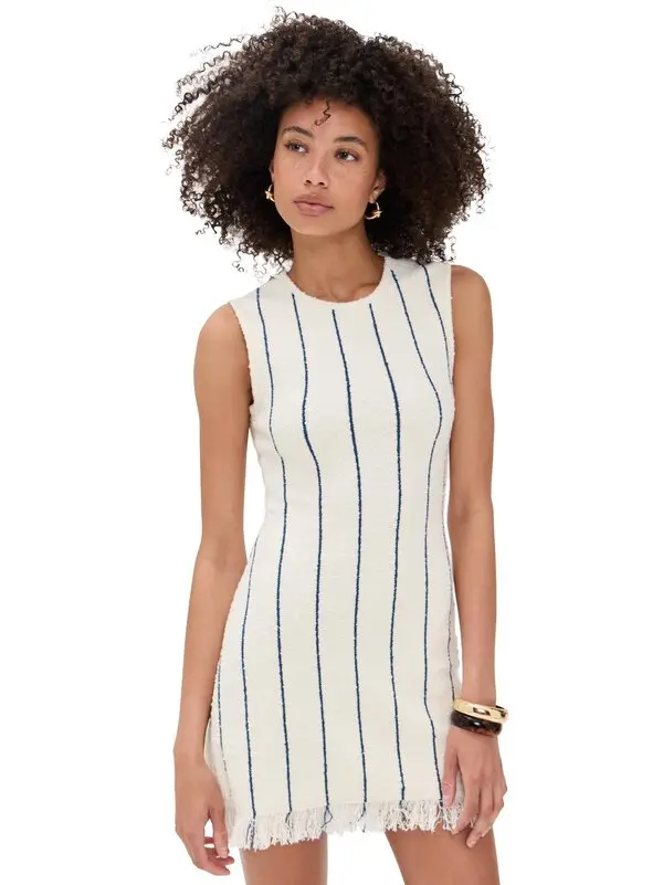 ALIGNE Immy Boucle Mini Dress - Ivory