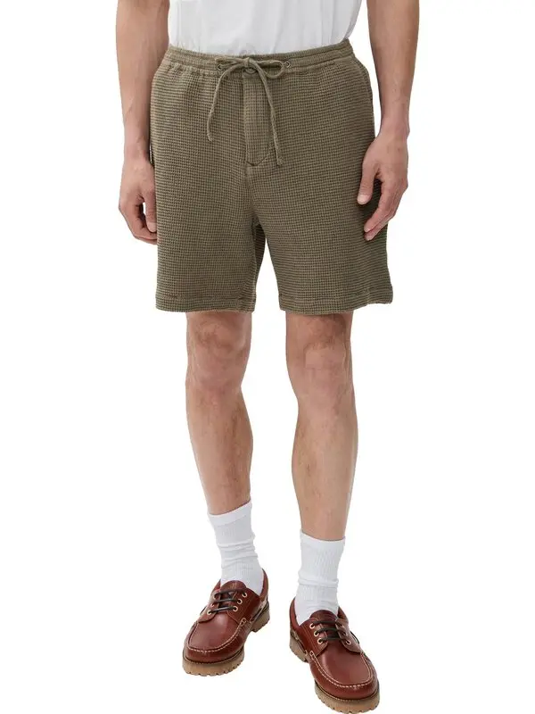 Barbour Sandwood Waffle Shorts - Light Moss