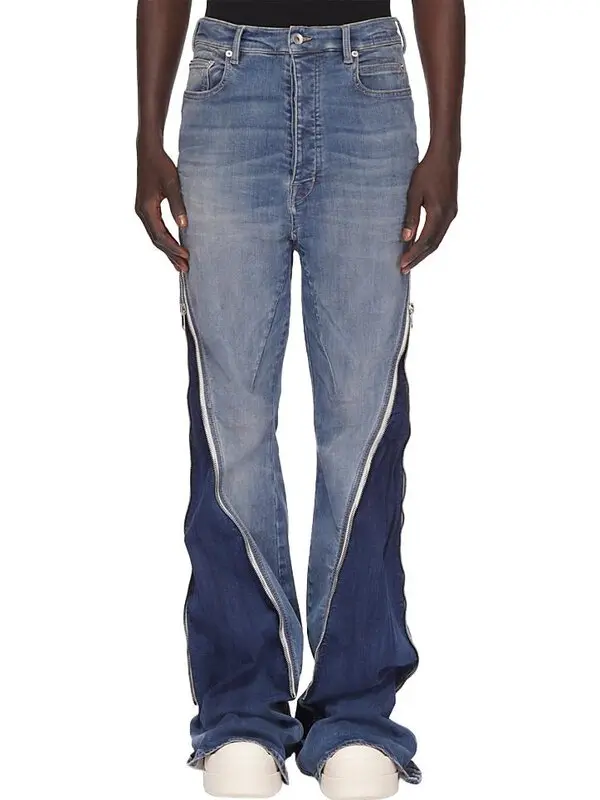 Rick Owens Bolan Banana Jeans - Washed Indigo