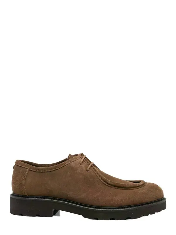 Canali Suede Lace-up Shoes - Brown