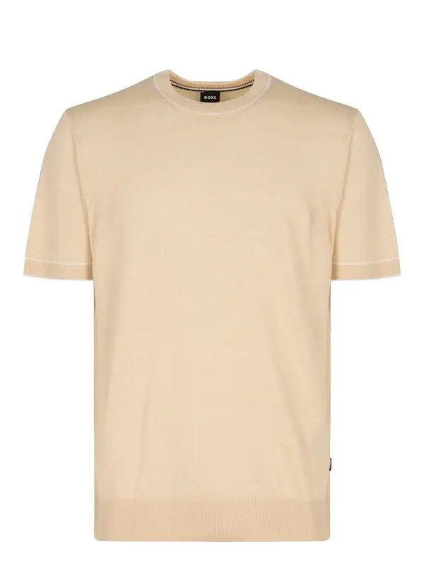 Hugo Boss Short Sleeve Sweater - Green