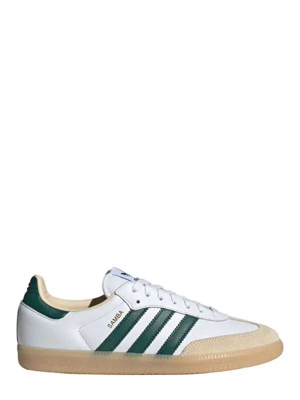 Adidas Samba Og Shoes - Cloud White / Collegiate Green / Gum