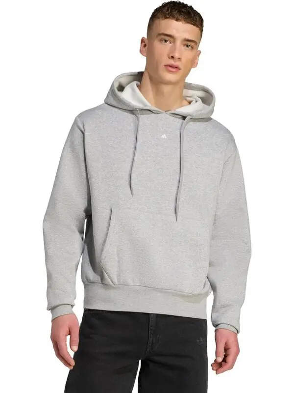 Adidas Volleyball Category Logo Graphic Hoodie - Medium Grey Heather