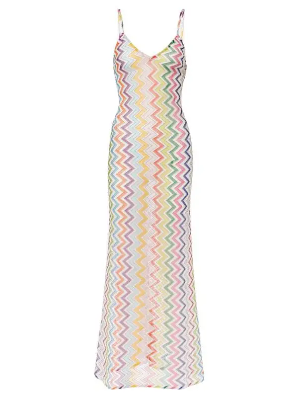 Missoni Zigzag Open-back Maxi Dress - Multicoloured