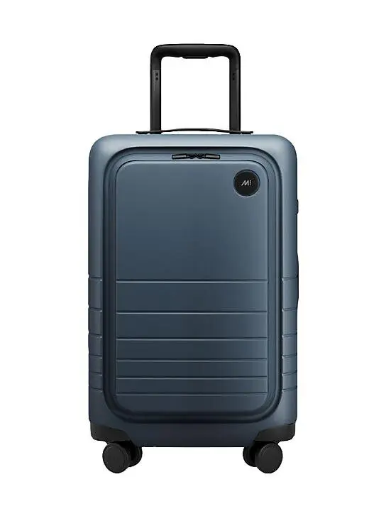 MONOS Classic Carry-on Pro Four-wheel Cabin Suitcase 55cm - Ocean Blue