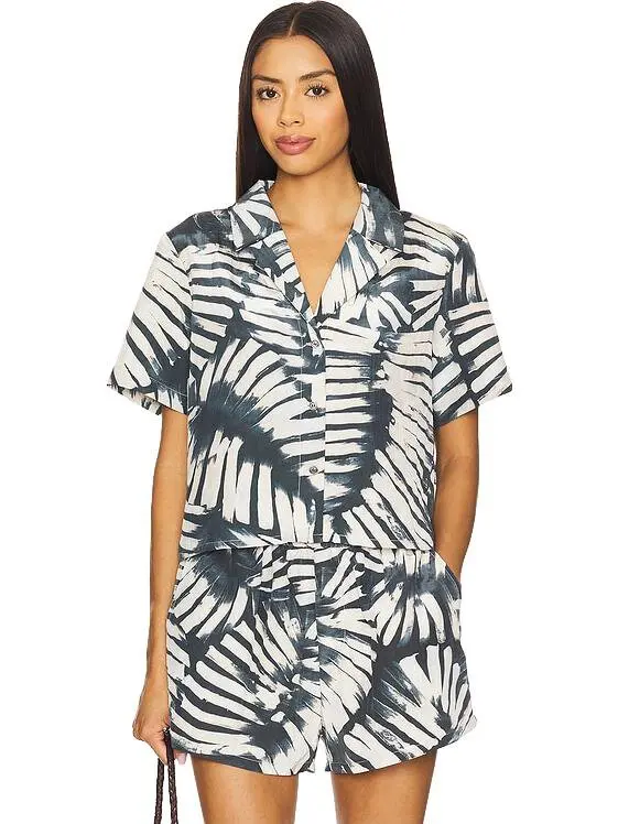Steve Madden Sandra Top - Black & White