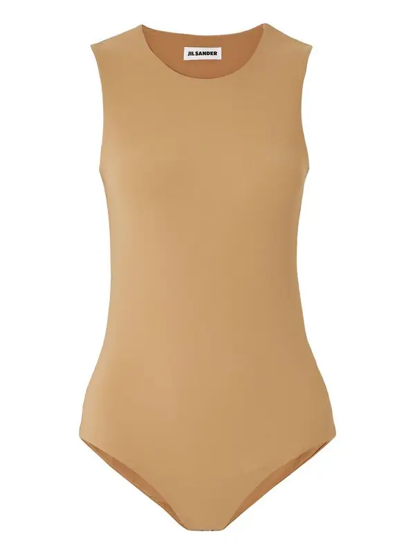 JIL SANDER Stretch-jersey Bodysuit - Neutrals