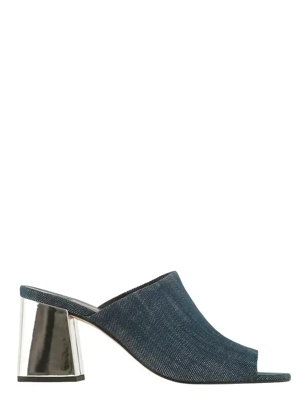 HOGL 70mm Joyce Denim Mules - Blue