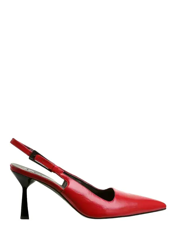HOGL Pointed-toe Slingback Pumps - Red