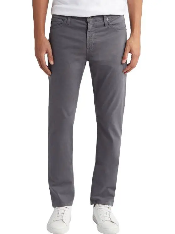 Ag Everett Slim Straight-leg Pants - Folkestone Grey