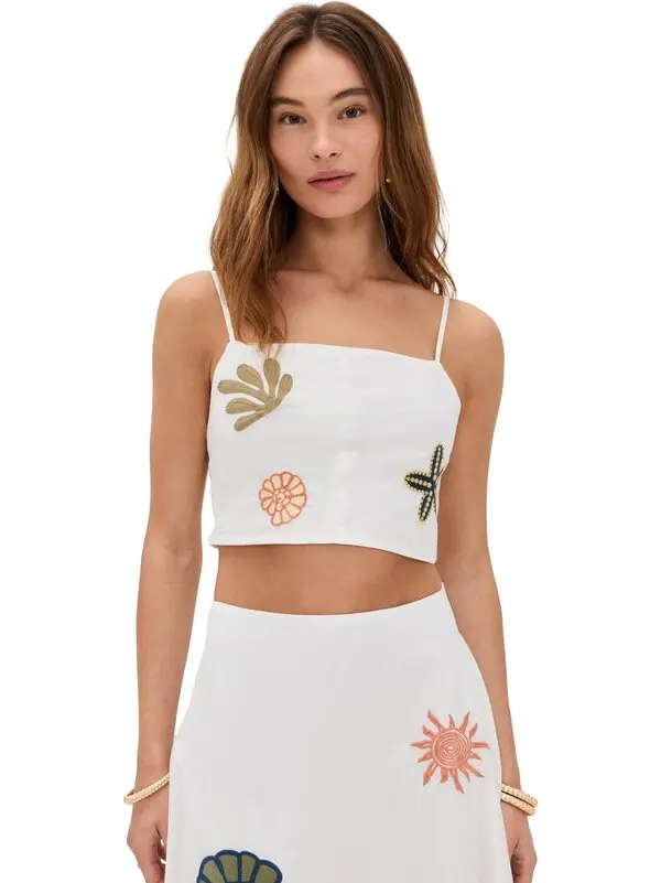 CLEOBELLA Sage Top - Ivory Multi