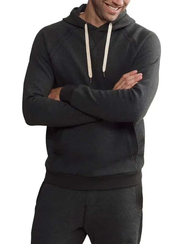 RHONE Heritage Midweight Hoodie - Black Heather