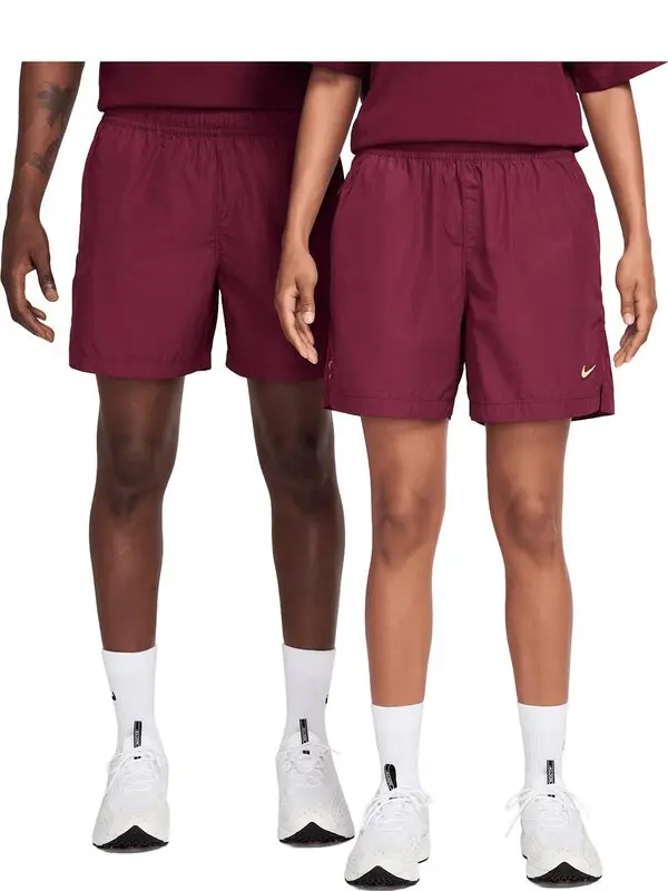 Nike Nocta Cardinal Nylon Shorts - Red