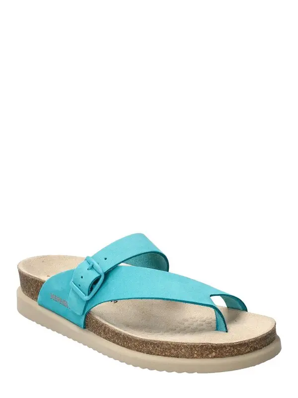 Mephisto Toe Loop Sandal - Turquoise