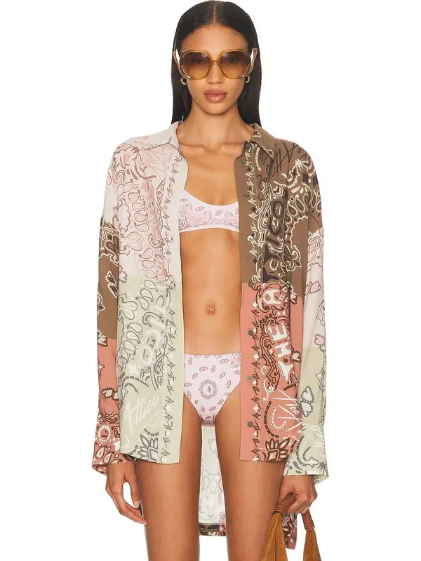 Attico Bandana Printed Shirt - Multicolor