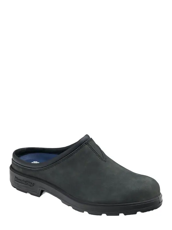 Blundstone Water-resistant Leather Clogs - Rustic Black
