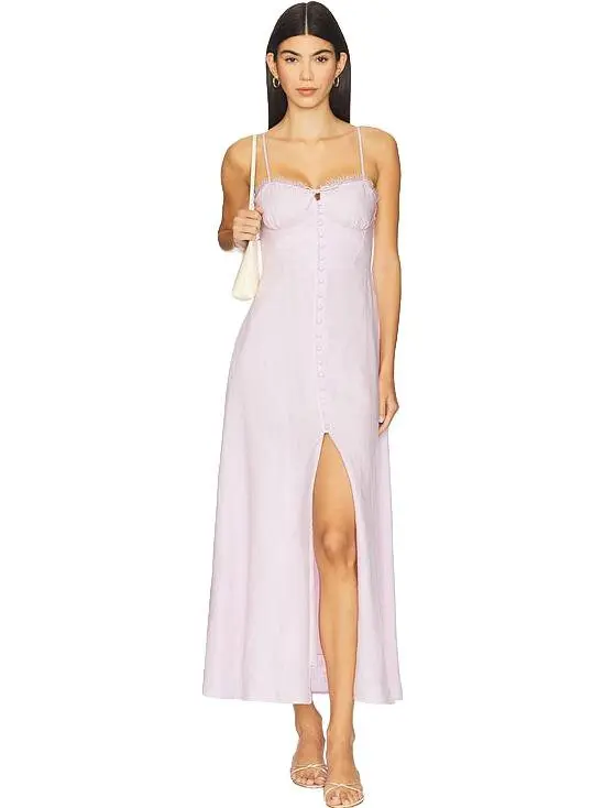 LoveShackFancy Linella Dress - Ballerina Pink