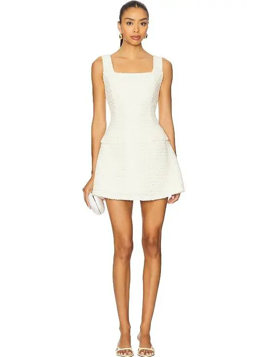 Line & Dot Selani Mini Dress - Cream