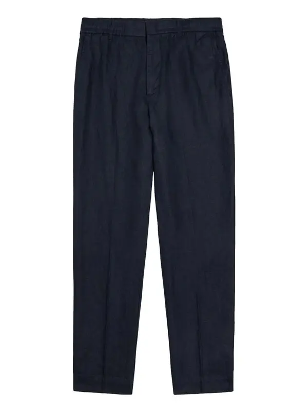 Nn07 Billie Linen Trousers - Navy