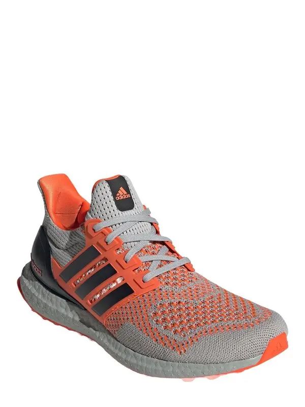 Adidas Ultraboost 1.0 Running Sneaker - Black/ Impact Orange/ Grey
