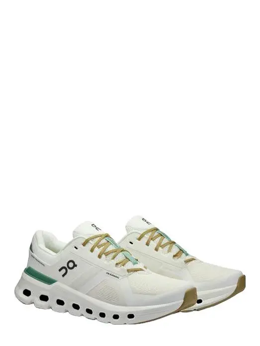 On Cloudrunner 2 Running Shoe - White/ Green