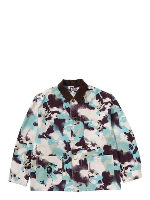 BAPE Map Camo Work Jacket - Multicolor