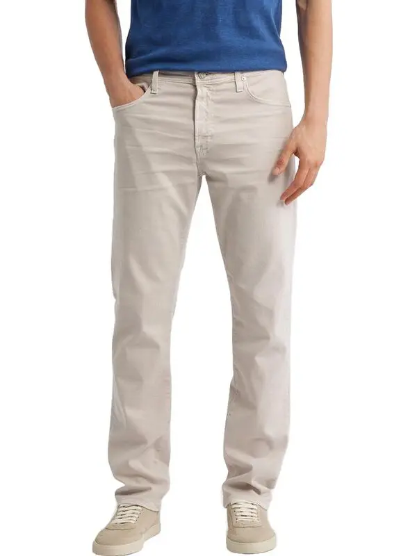 Ag Everett Slim Straight Leg Jeans - 7 Years Sulfur Fade To Graye