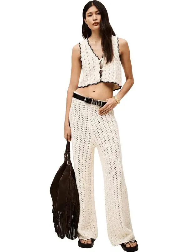 Ba&sh Silvio Loose-fitting Pants - White