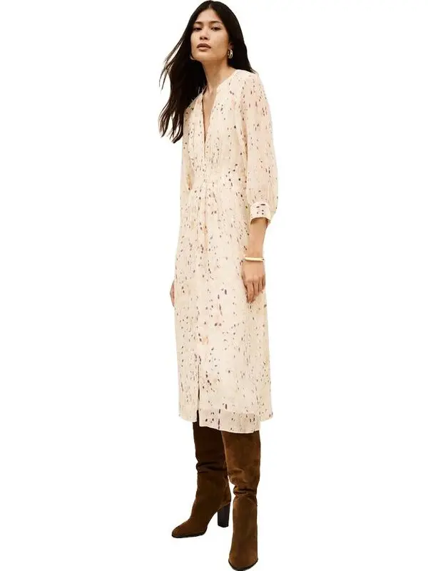 Ba&sh Karla Midi Dress - Brown / Neutral