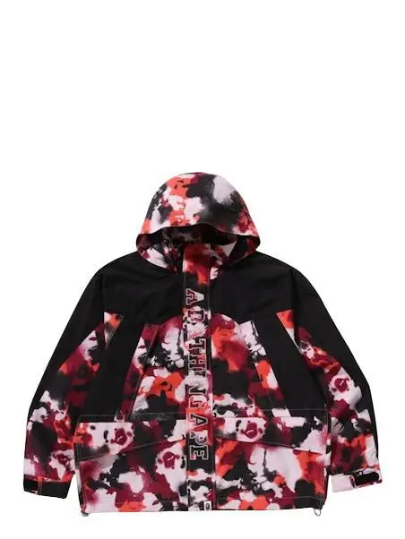 BAPE Map Camo Snowboard Jacket - Red