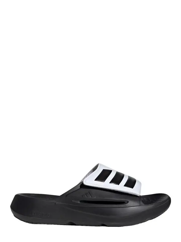 Adidas Lightblaze Slides - Core Black / Core Black / Cloud White