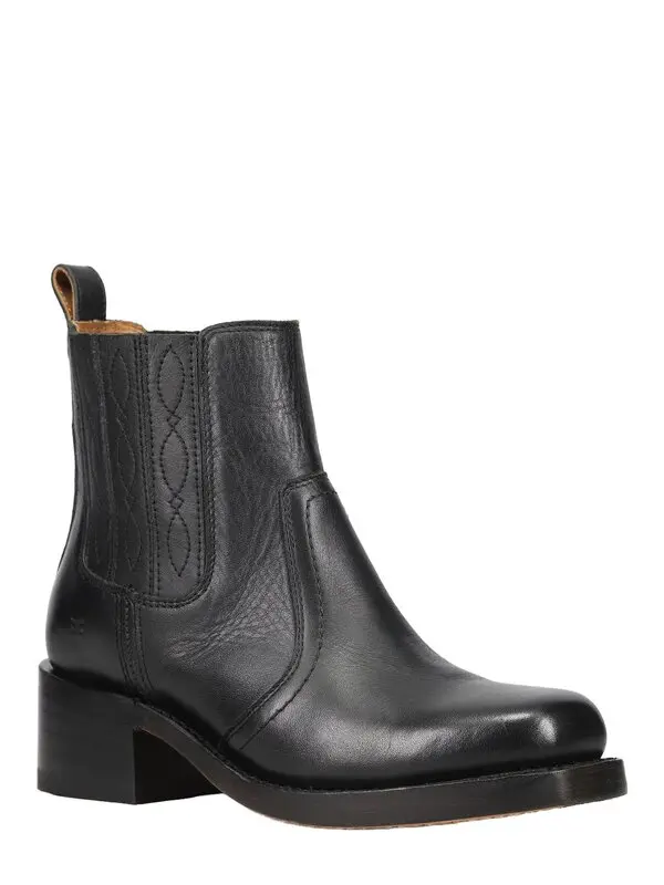 Frye Campus Platform Chelsea Boot - Black
