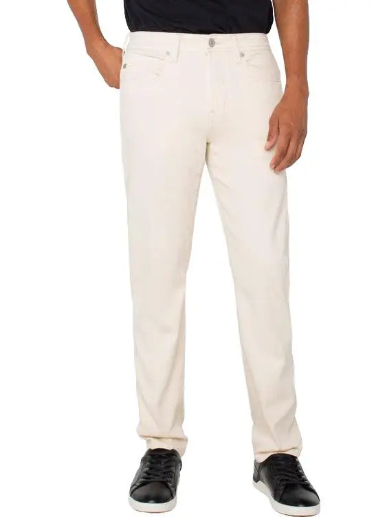 LIVERPOOL Kingston Modern Straight Leg Jeans - Parchment