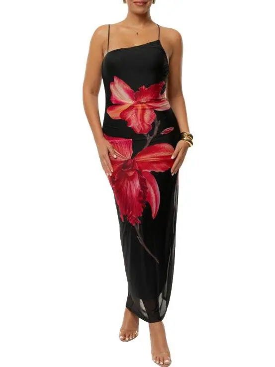 JLUXLABEL Fleur De Lune Maxi Dress - Black