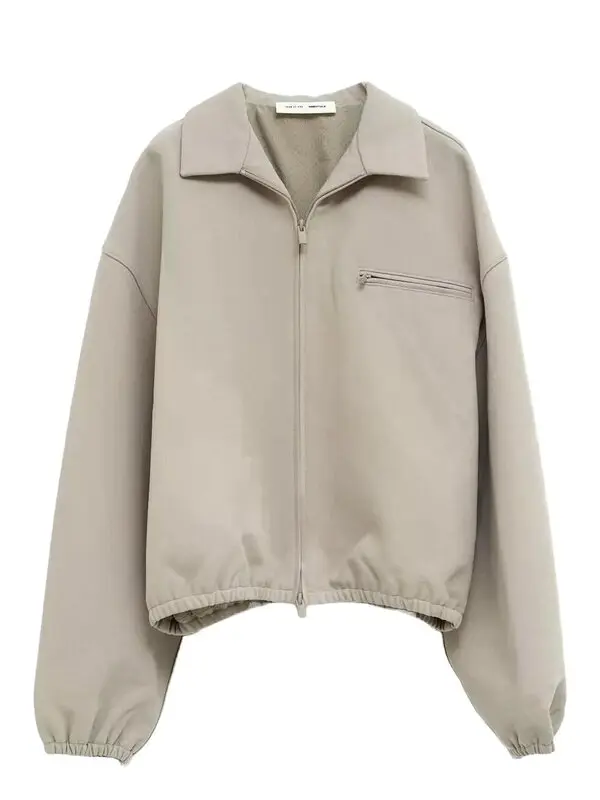 Fear Of God Zip-up Collared Jacket - Grey