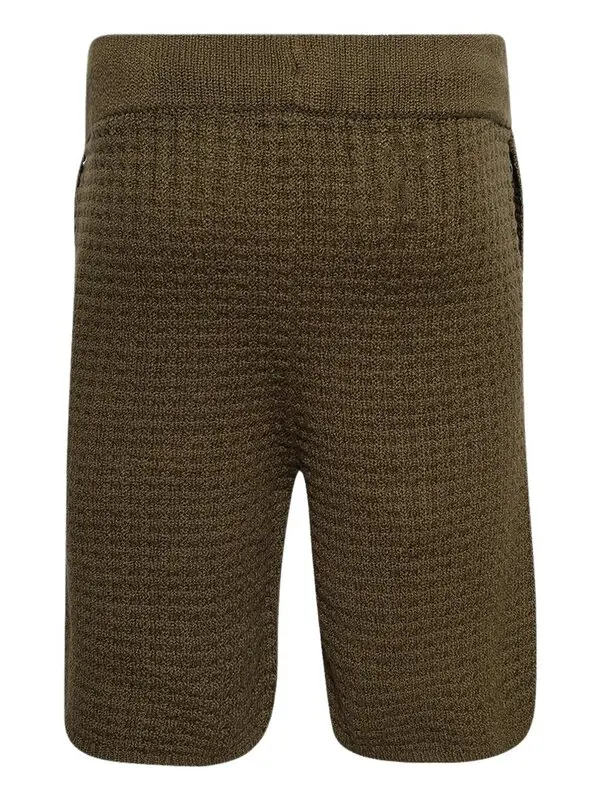 THE ELDER STATESMAN Nora Lite Check Ball Short - Green
