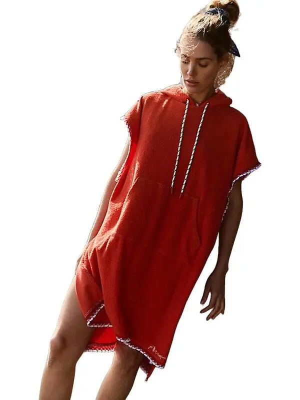 Free People Kai Pullover - Scarlet Combo